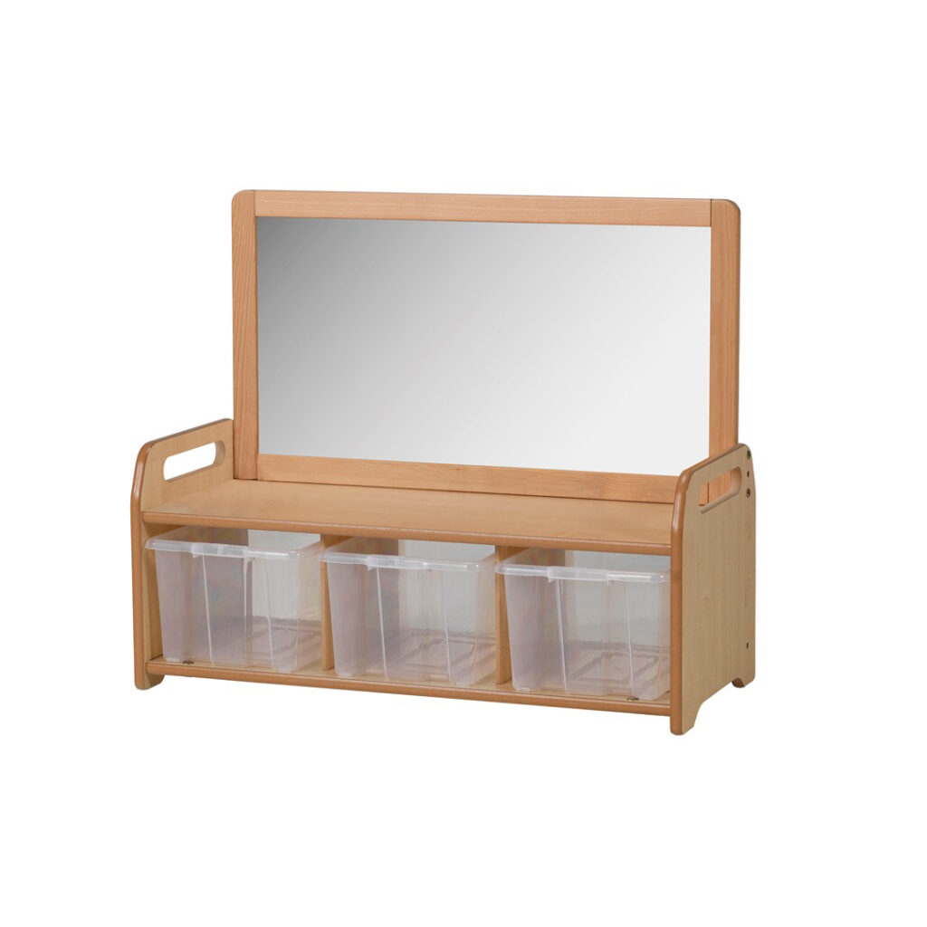 Low Mirror Storage Unit | PlayScapes | Classroom Storage | Edusentials