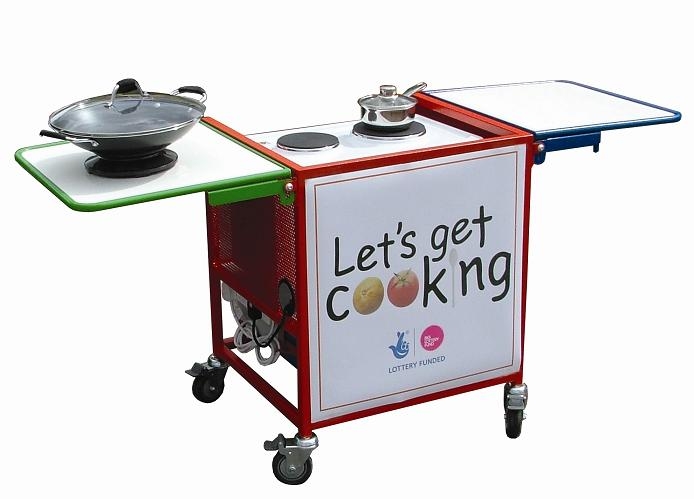 Compact Cooker Trolley | Mobile Trolley & Storage | Edusentials