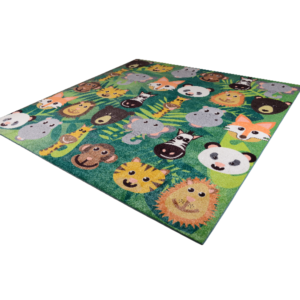 Wild Animals Carpet 3x3m | Placement Carpets | Edusentials