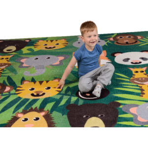 Wild Animals Carpet 3x3m | Placement Carpets | Edusentials