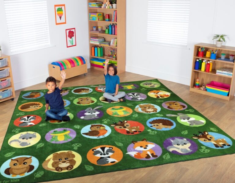 Woodland Animals Carpet 3x3m | Placement Carpets | Edusentials