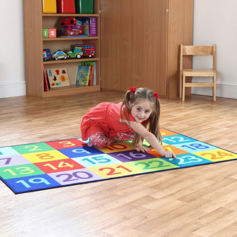 Rainbow 1-24 Numbers Carpet 1.5x1m | Carpets | Edusentials