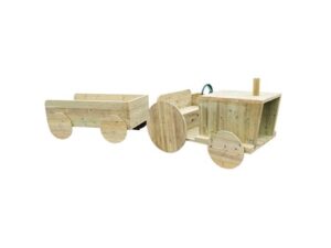 Wooden Playground Tractor and Trailer | Outdoor Play |Edusentials